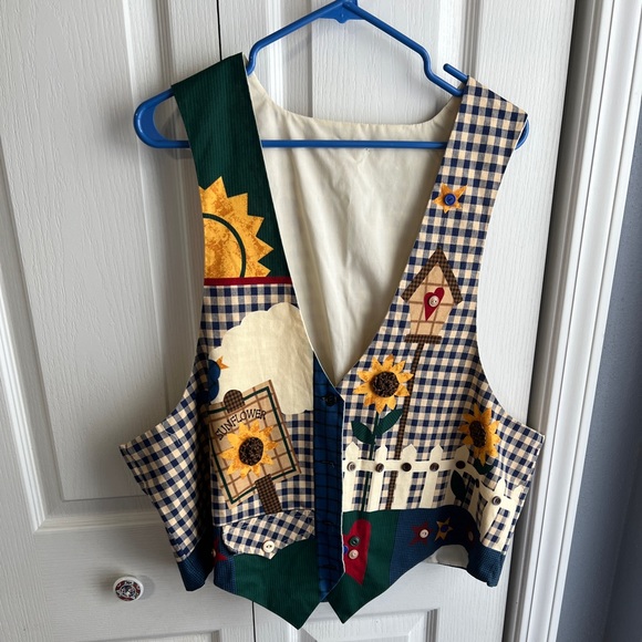 Jackets & Coats | Vintage Unbranded Sunflower Spring Summer Teacher ...